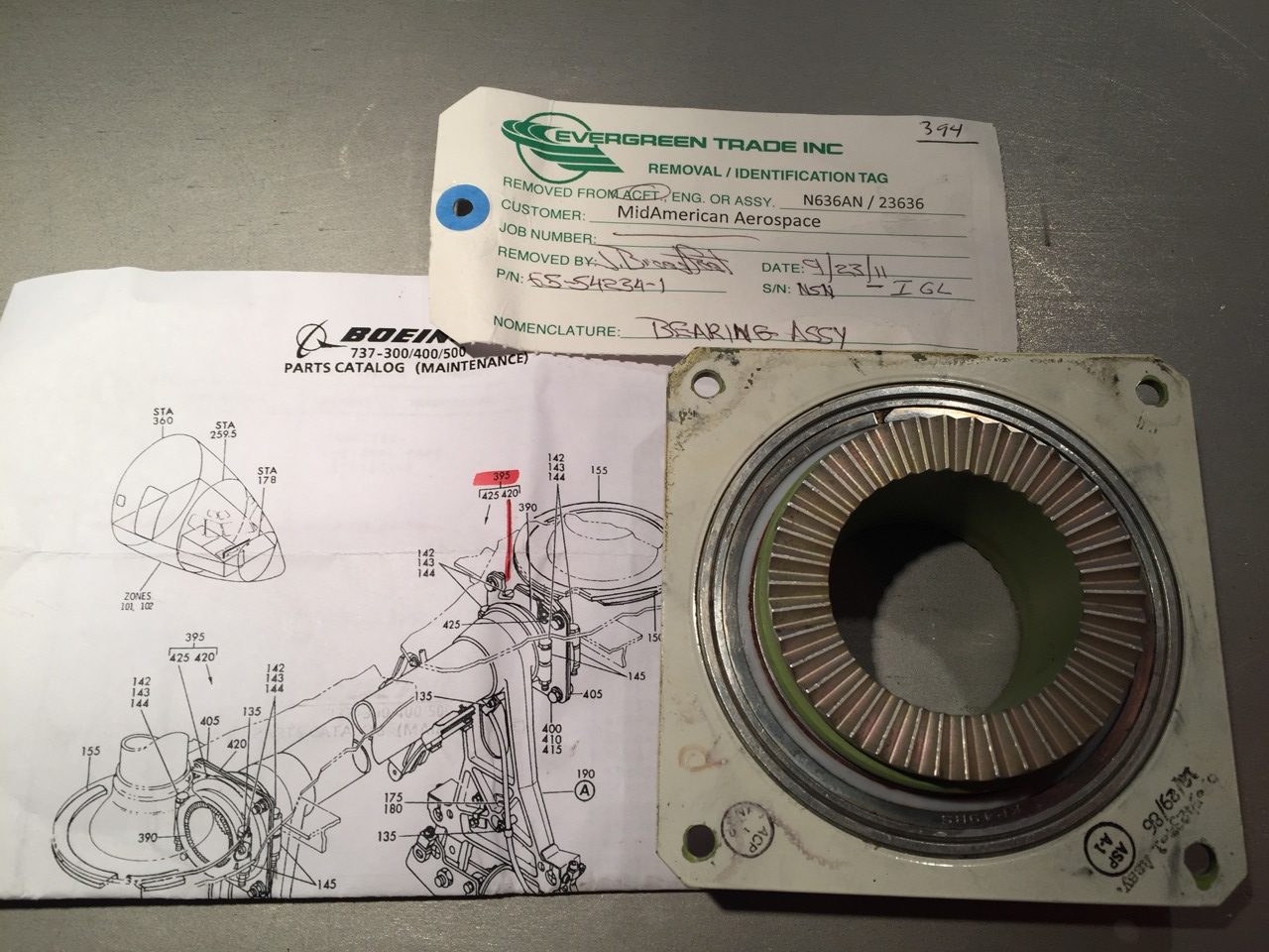 Boeing 737 Control Columns – Blue Marble Research